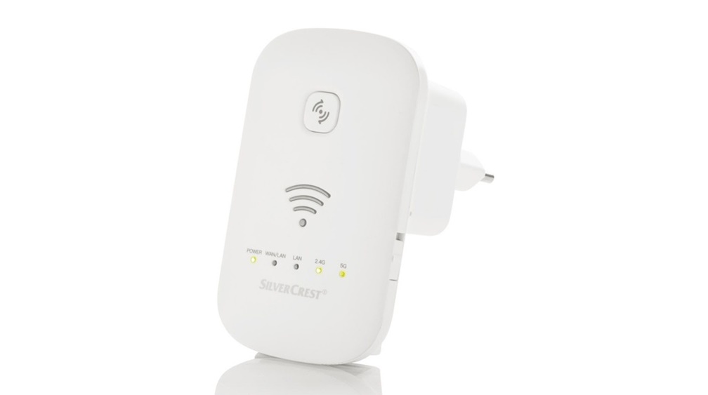 Wi-Fi extender Dual-Band Silvercrest SWV 1166 A1: Lidl cena 2025 + recenze